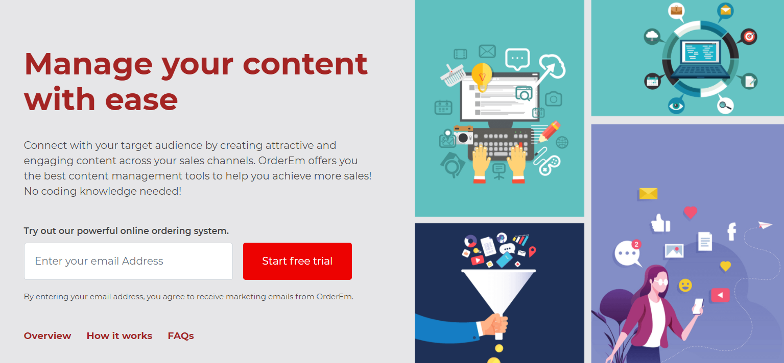 Manage your content with ease