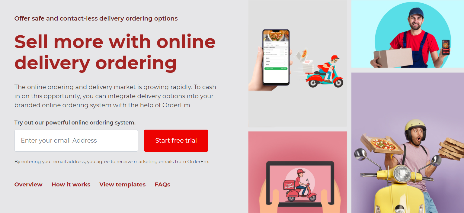 Sell more with online delivery ordering